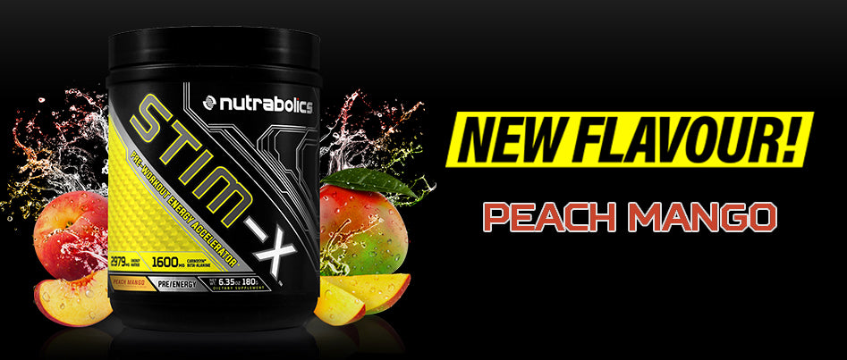 All-new Stim-X Peach Mango! – Nutrabolics